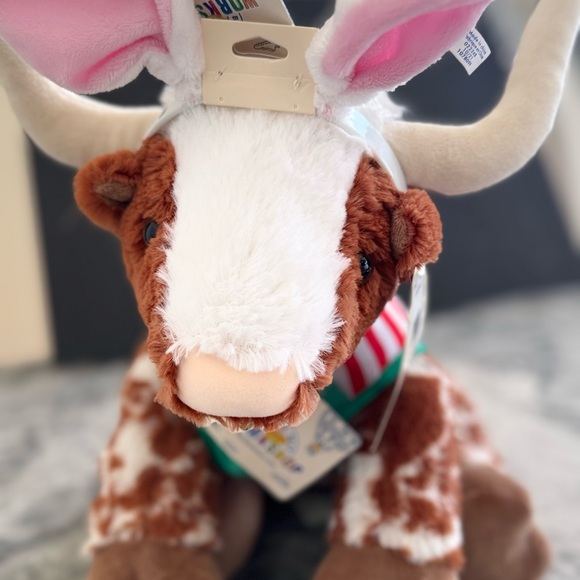 Build-A-Bear | Toys | Nwt Buildabear Workshop Longhorn Cow Plush 6 ...